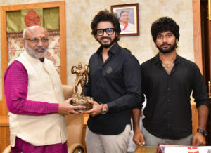 Photo Moment: Hanu-Man actor, director meet Telangana Governor | Latest ...