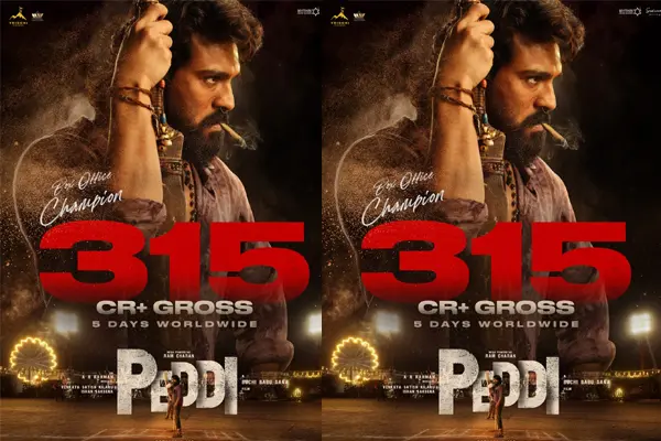 Rs. 315 Crore in 5 Days: Peddi’s Winning Streak Continues