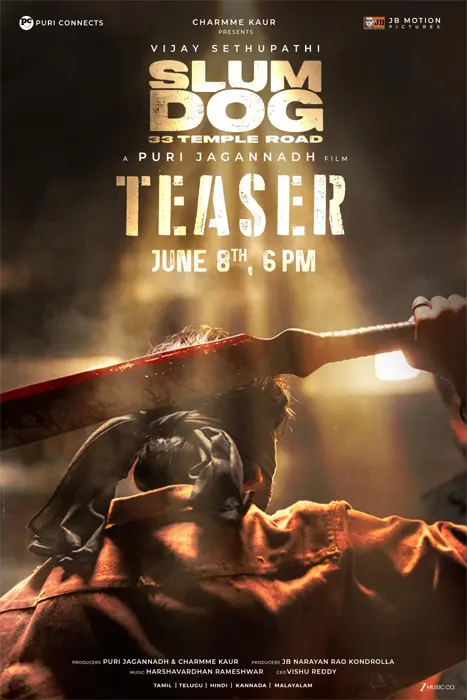 Teaser launch date announced for Vijay Sethupathi & Puri Jagannadh’s ...