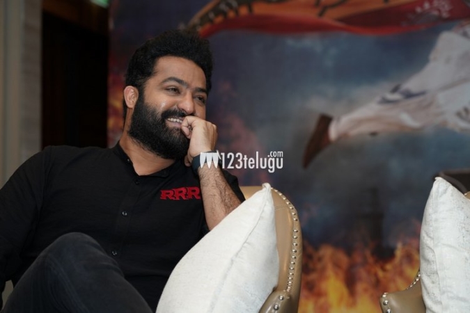 NTR at RRR Movie Press Meet