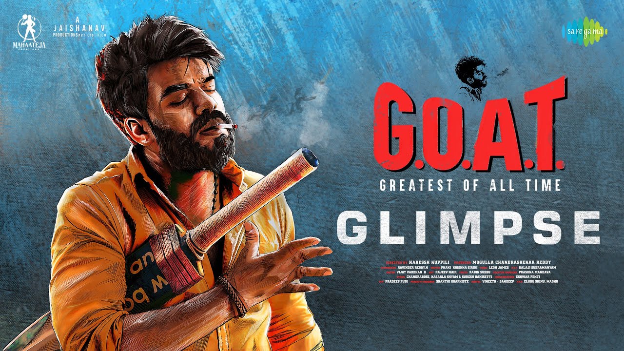 Video : G.O.A.T Glimpse (Sudheer Anand) | Latest Telugu Movie Videos